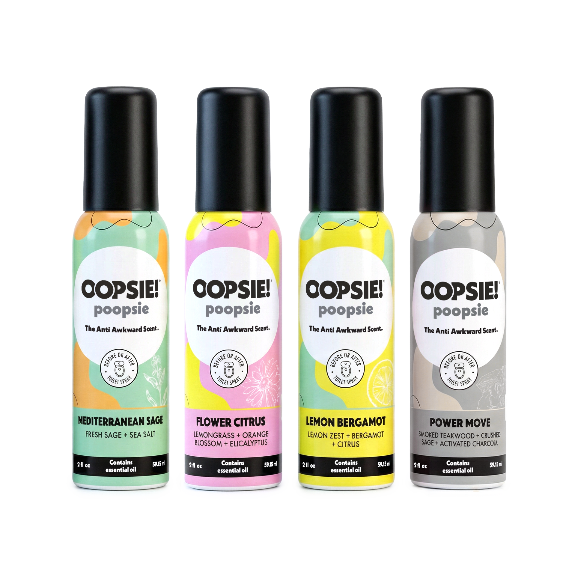 Oopsie Poopsie Bundle-Package: Effective Bathroom Odor Elimination